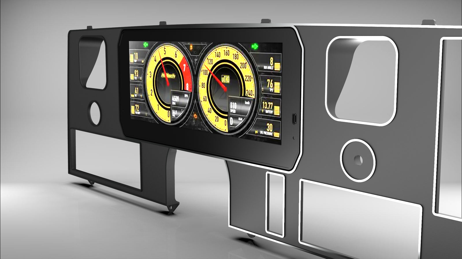 Holden HQ Dash Cluster - Digital – ProCad Concepts